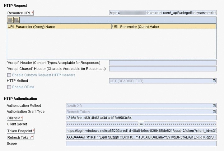 Integration between SAP and SharePoint using Advantco REST Adapter