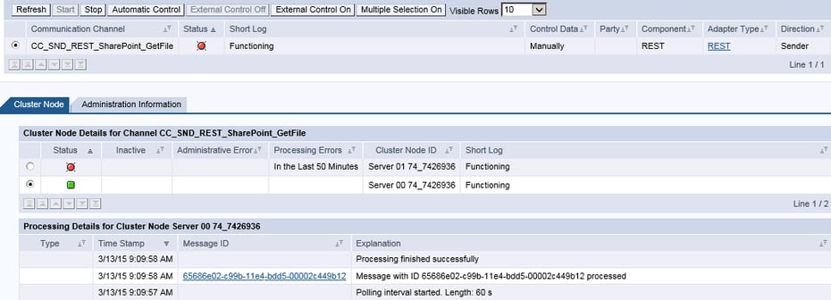 Integration between SAP and SharePoint using Advantco REST Adapter