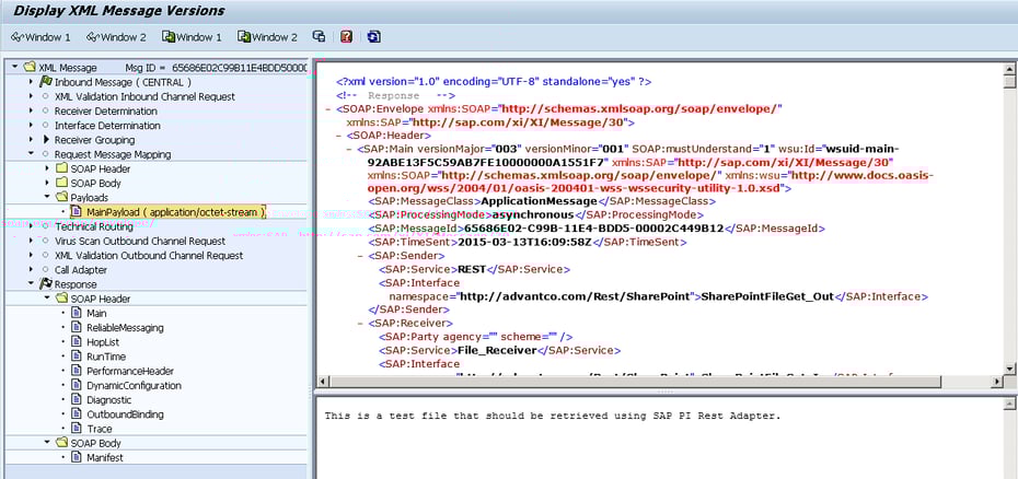 Integration between SAP and SharePoint using Advantco REST Adapter
